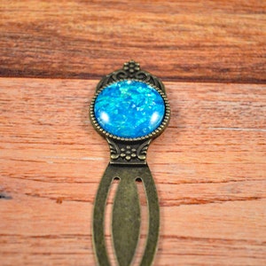 White Bookmark, Blue Bookmark, Simple Bookmark, Reading Gift, Reader's ...