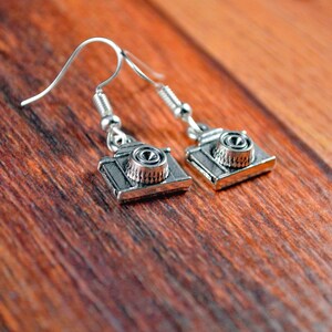 Camera Earrings, Photography Gift, Camera Jewelry, Small Camera Gift ...