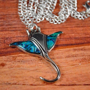 Manta Ray Pendant, Manta Ray Jewelry, Manta Ray Gift, Stingray Jewelry ...