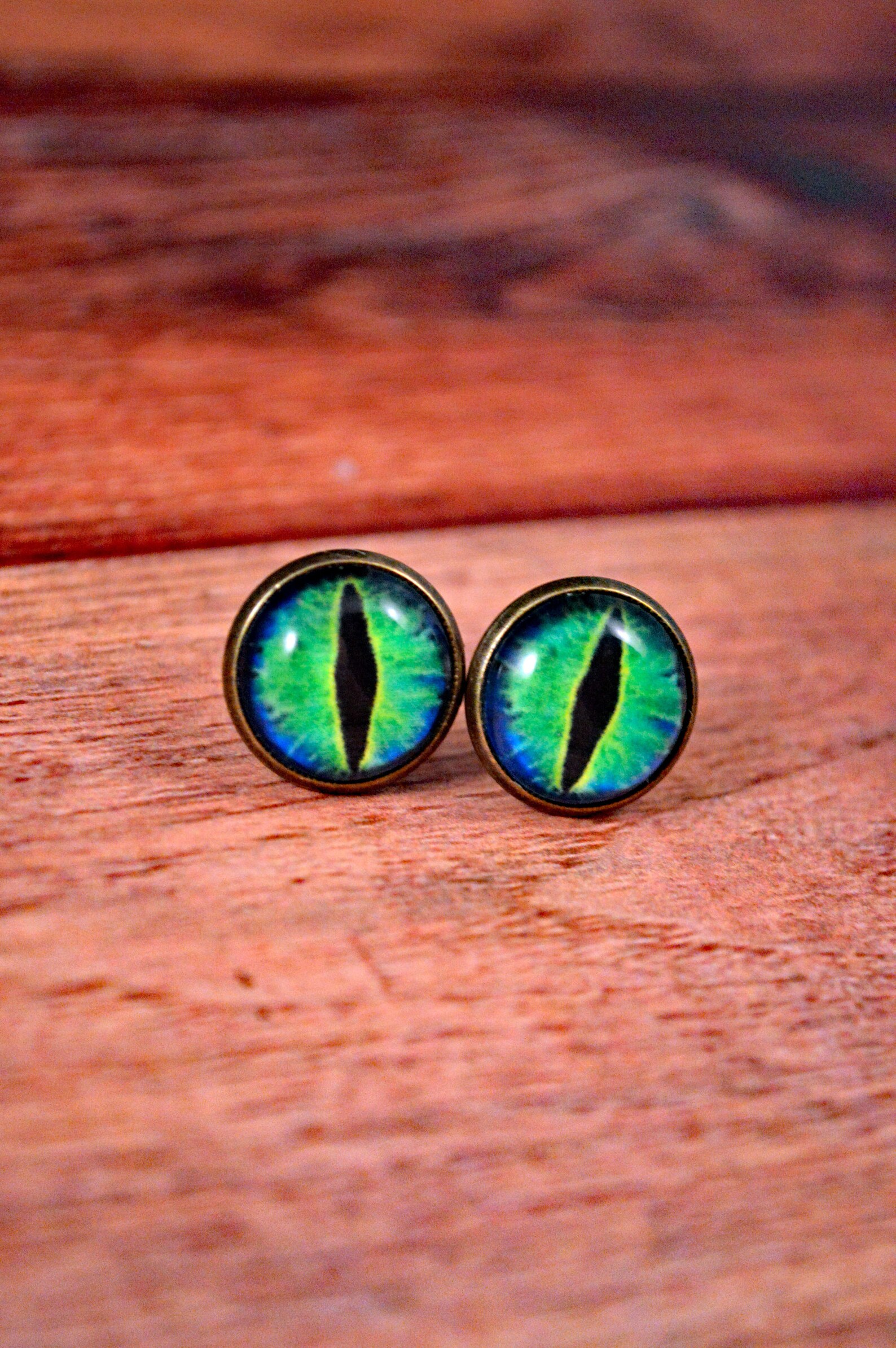 Snake Eyes Snake Jewelry Snake Studs Snake Posts Dragon | Etsy