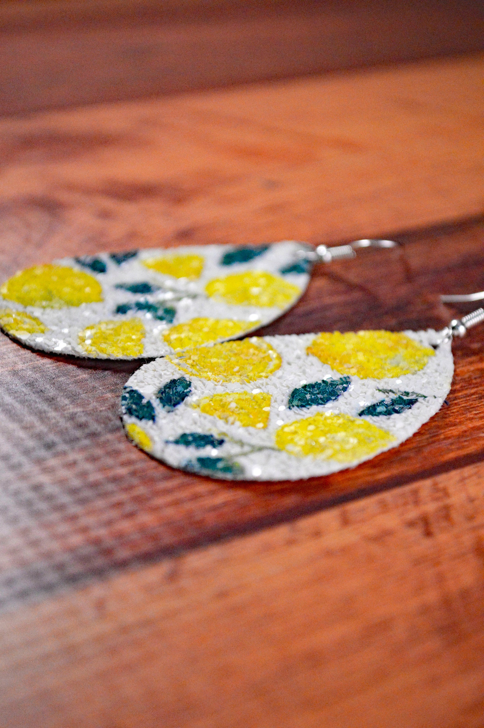 Lemon Earrings Lemon Jewelry Lemony Earrings Fruit - Etsy