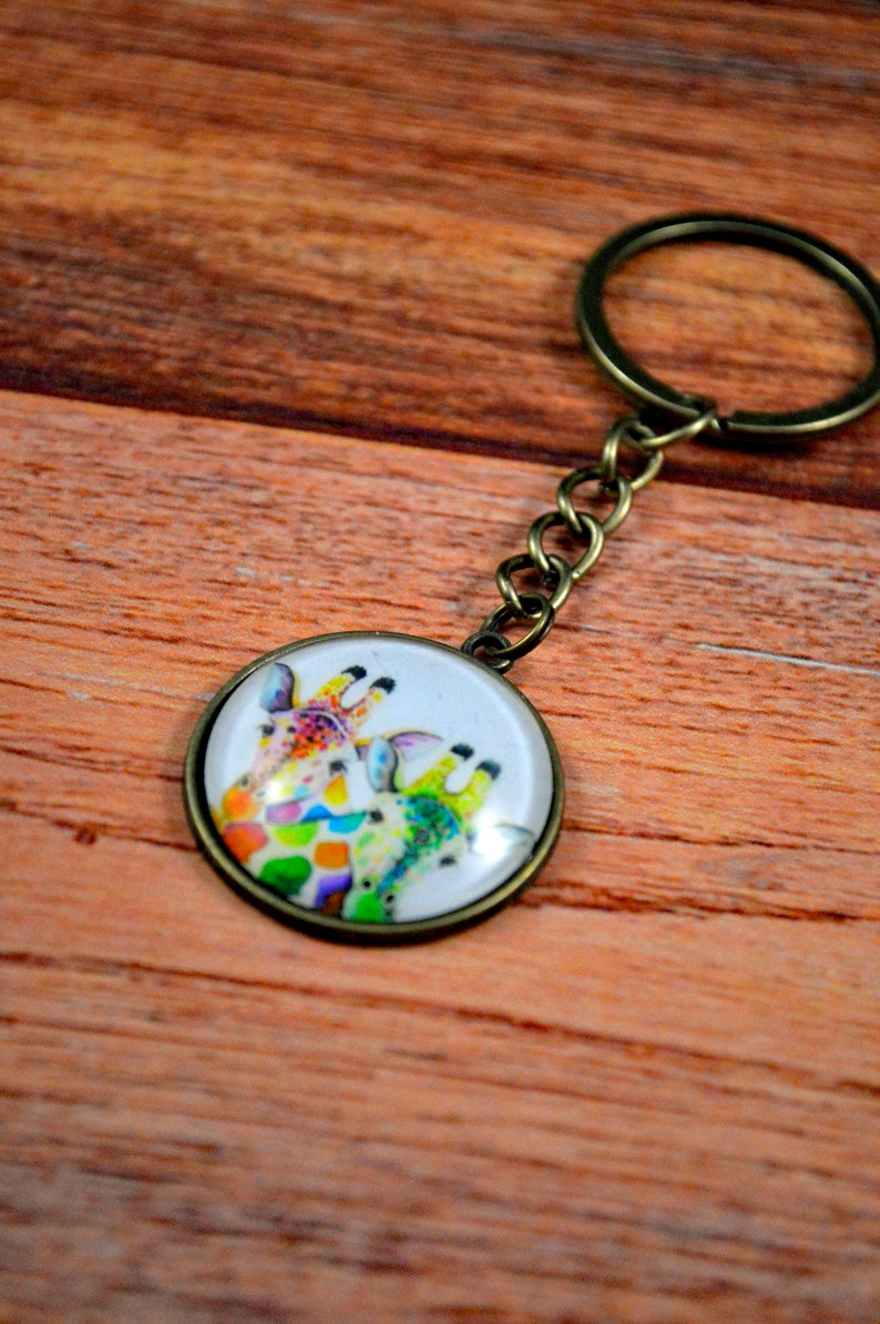 Giraffe Key Chain Giraffe Gift Cute Giraffe Key Giraffe Key - Etsy