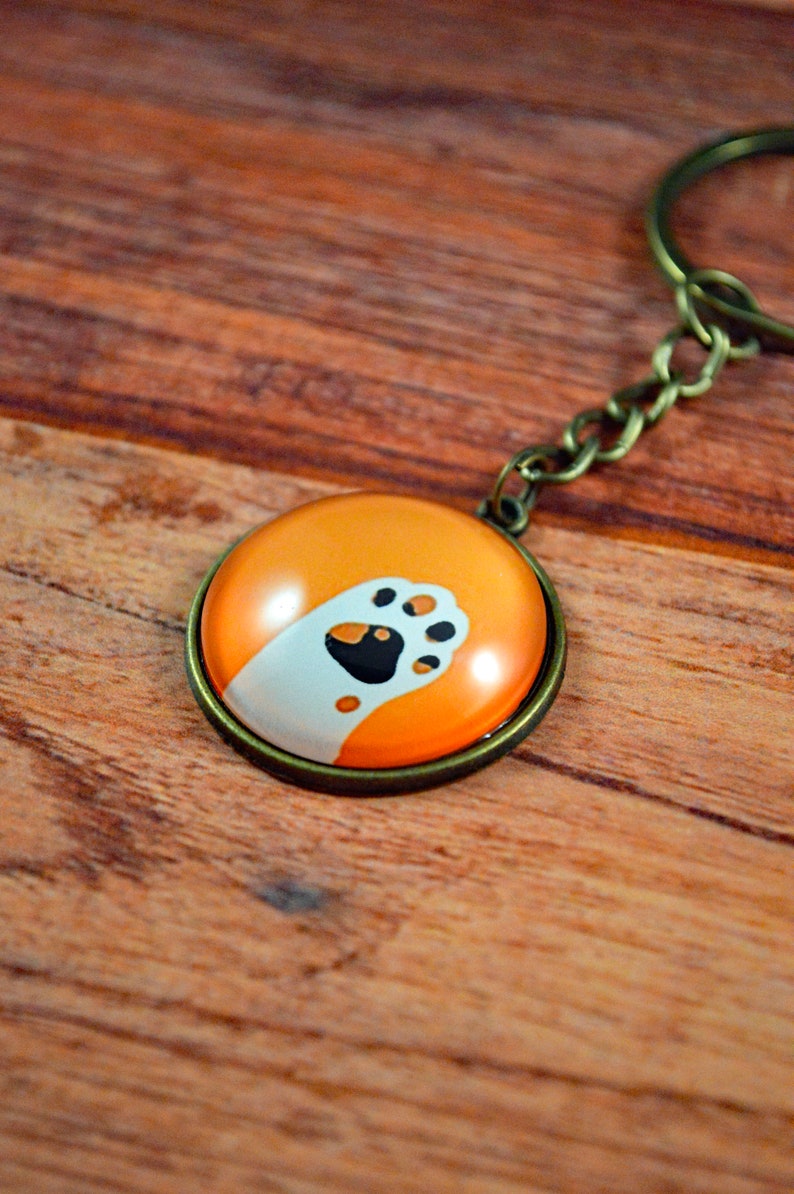 Cat Key Chain Cat Key Ring Cat Gift Cute Cat Key Chain - Etsy