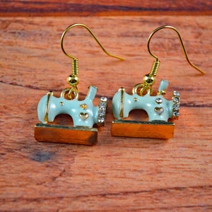 Sewing Machine Earrings, Sewing Earrings, Sewing Jewelry, Gift for ...