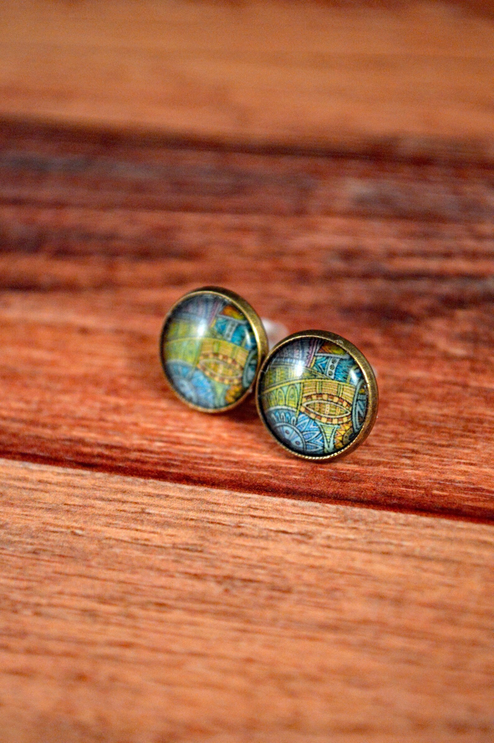 Art Studs Abstract Studs Abstract Art Studs Abstract - Etsy