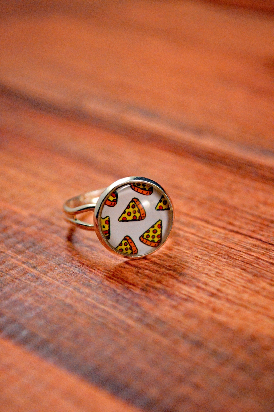 Food Ring, Food Jewelry, Pizza Ring, Pizza Jewelry, Pepperoni Pizza ...