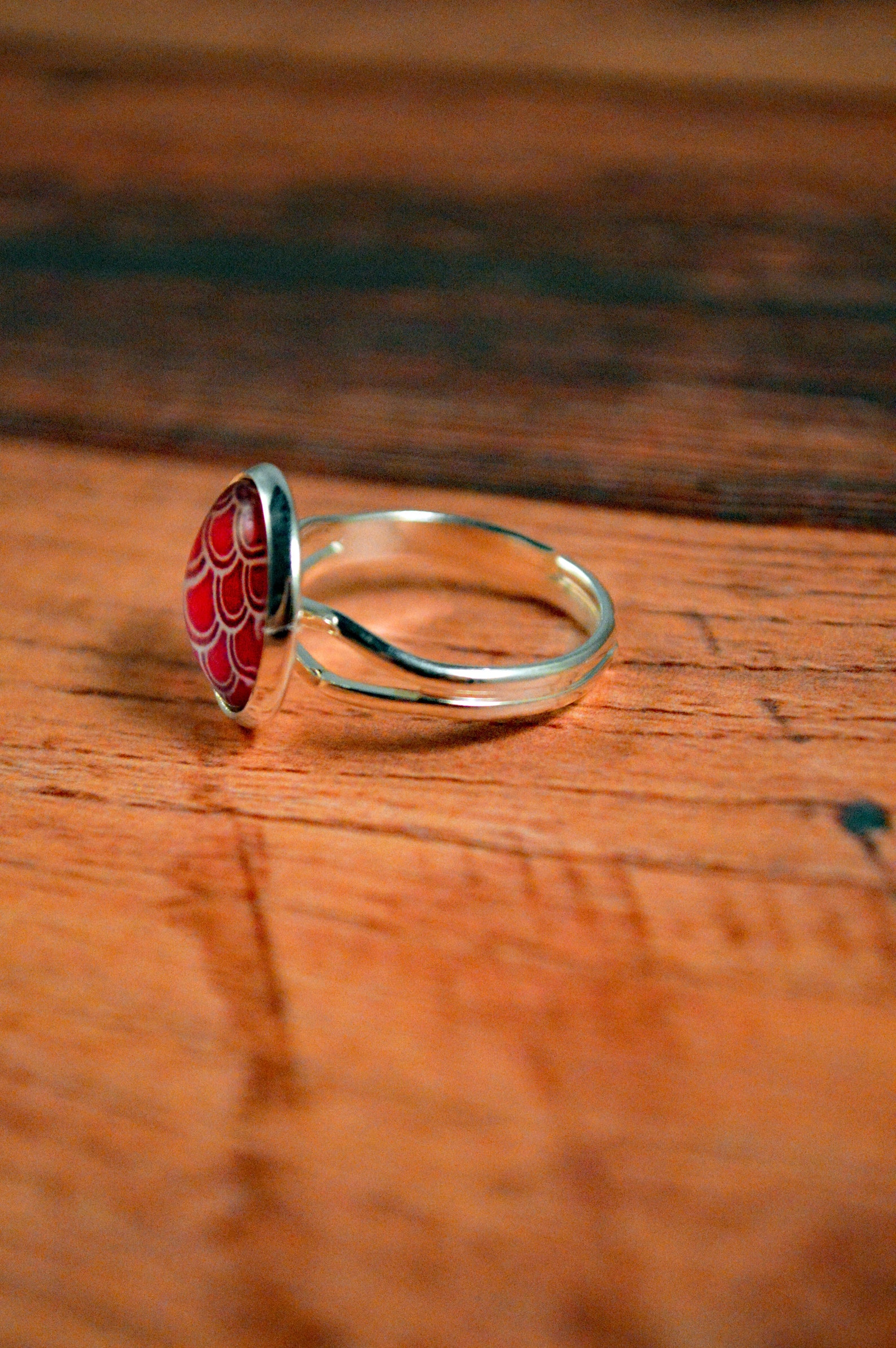 Mermaid Rings, Mermaid Scale Ring, Pink Mermaid Ring, Mermaid Jewelry ...