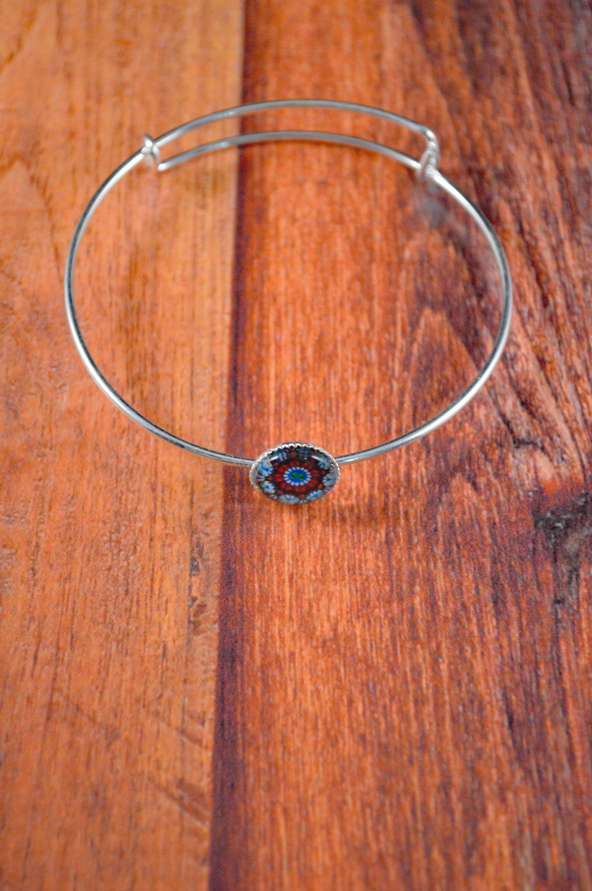 Mandala Bracelet Mandala Bangle Zen Bangle Zen Bracelet | Etsy