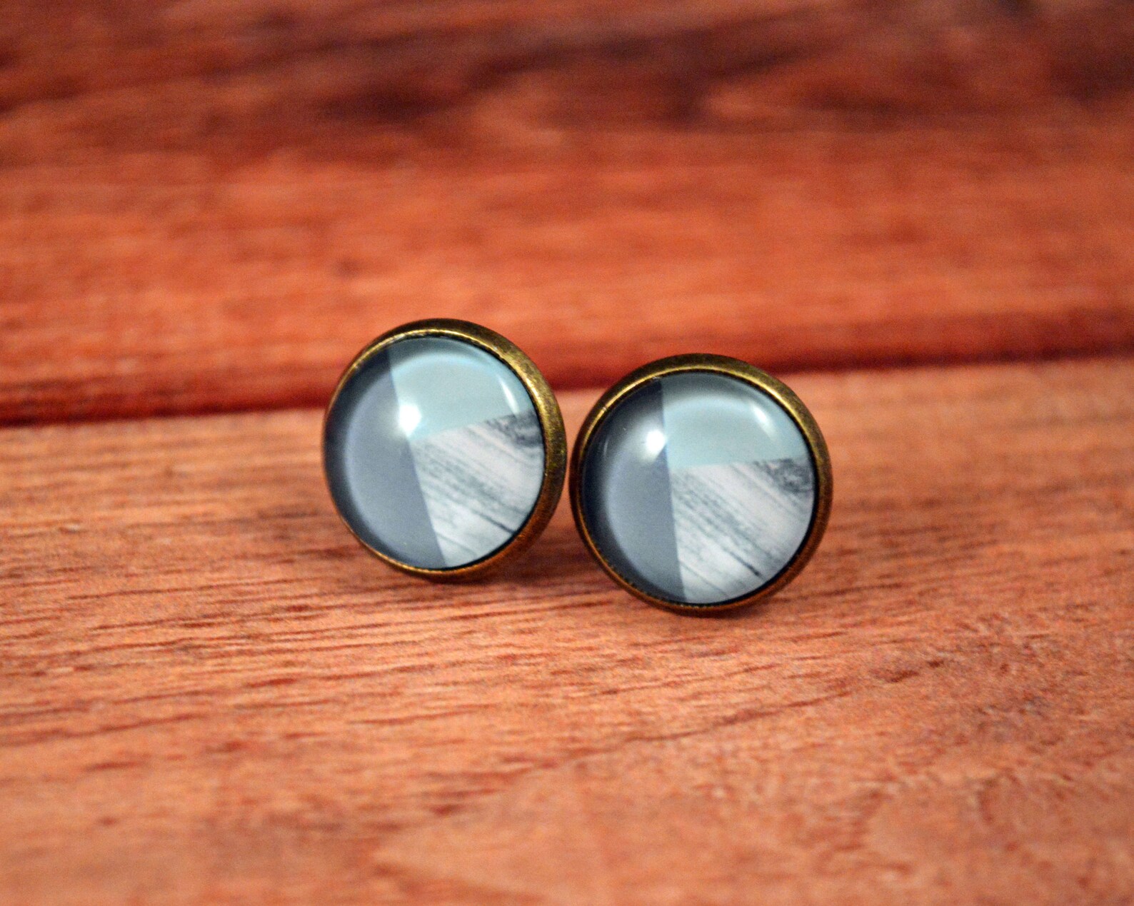 Modern Earrings Modern Jewelry Modern Studs Office Gifts | Etsy