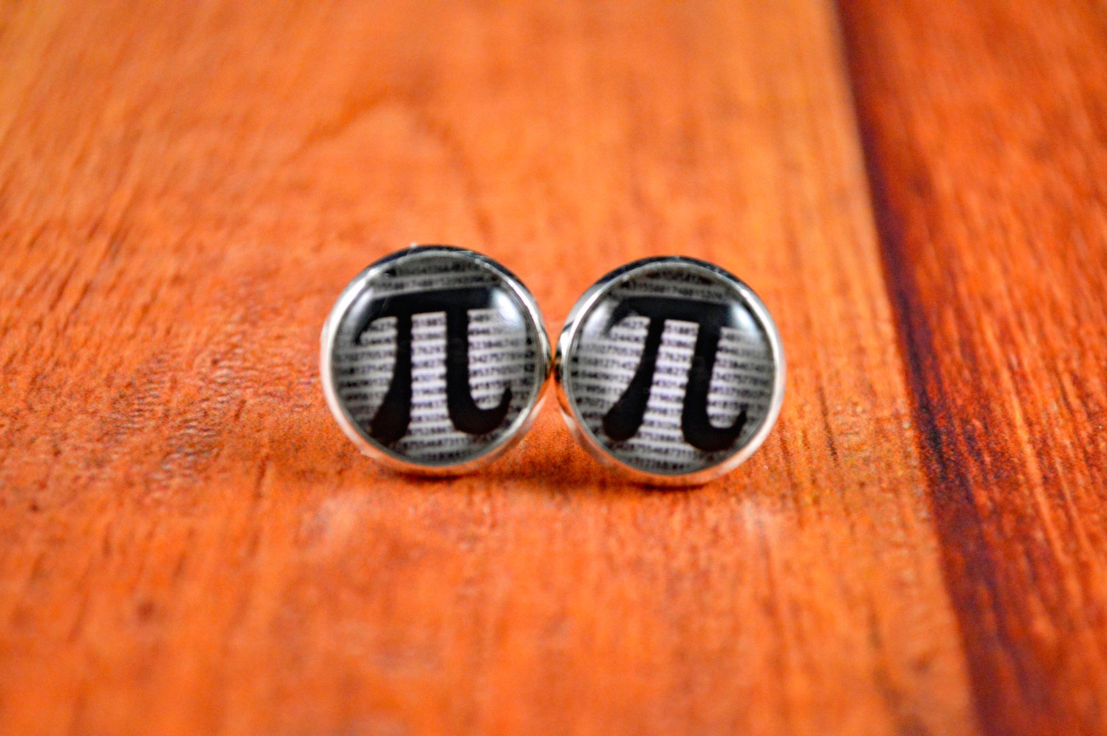 Pi studs Pi Earrings Pi Jewelry Math Studs Math Earrings | Etsy