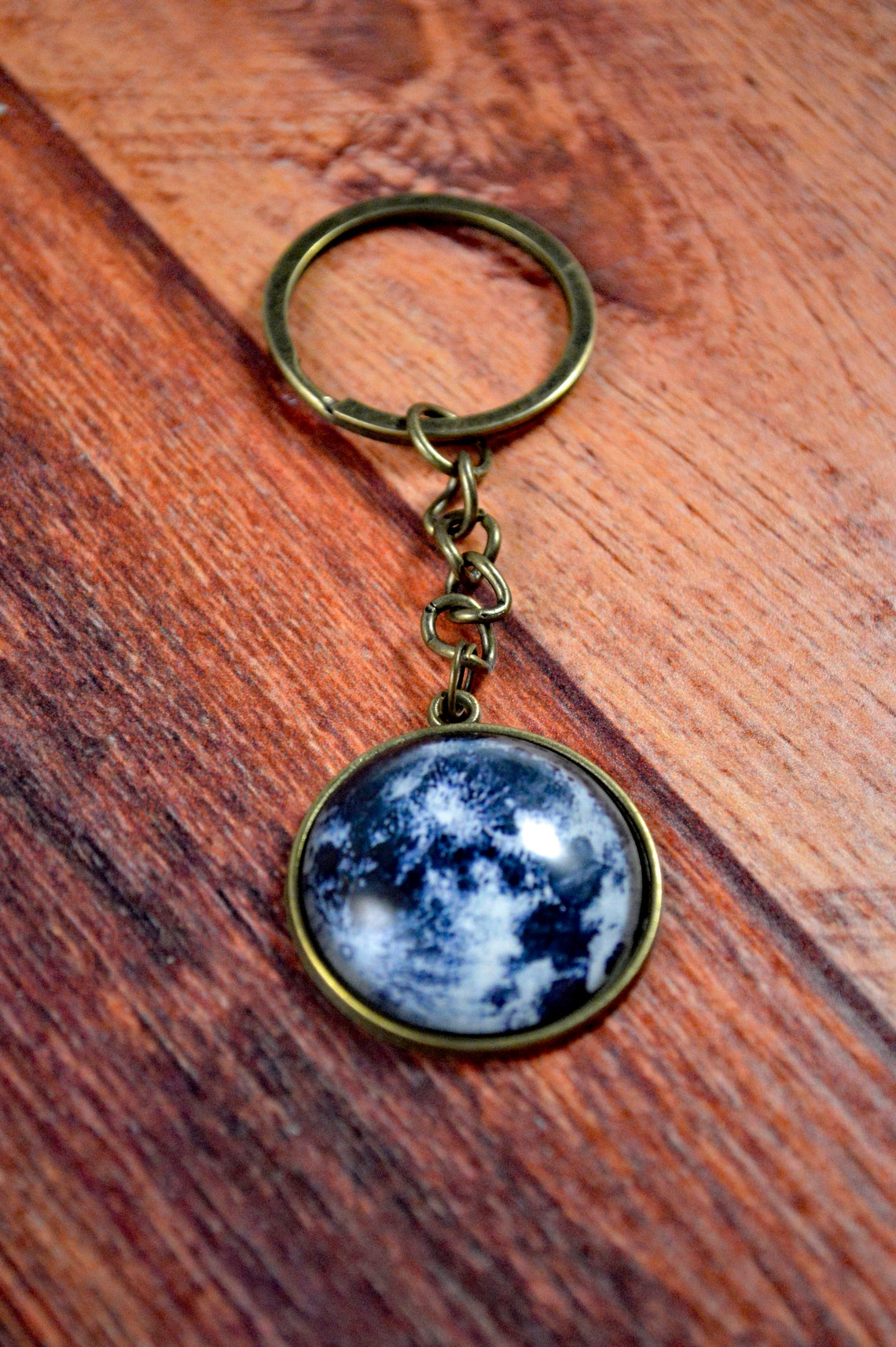 Moon Key Chain Moon Key Ring Space Key Chain Space Key - Etsy