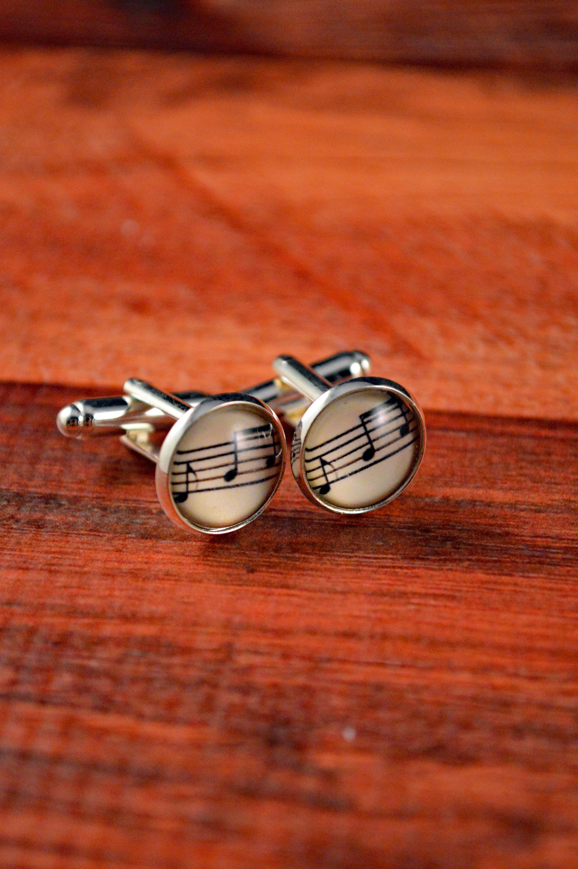 Music Cuff Links Musical Cuff Links Music Note Cuff Links | Etsy
