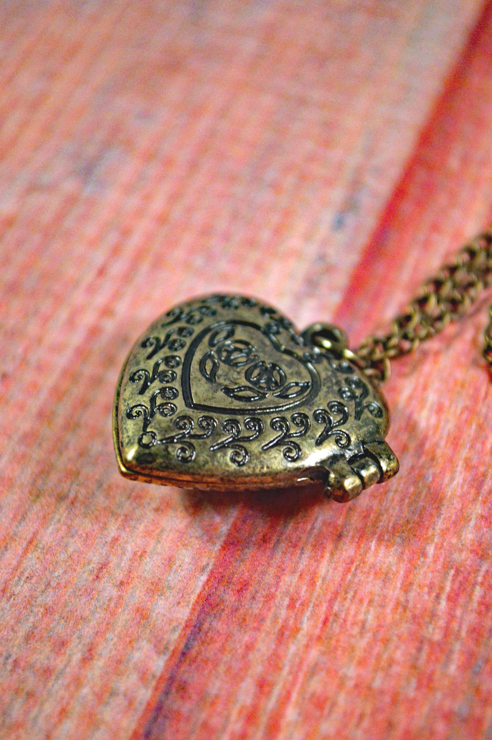 Heart Locket Heart Jewelry Heart Necklace Cute Locket | Etsy