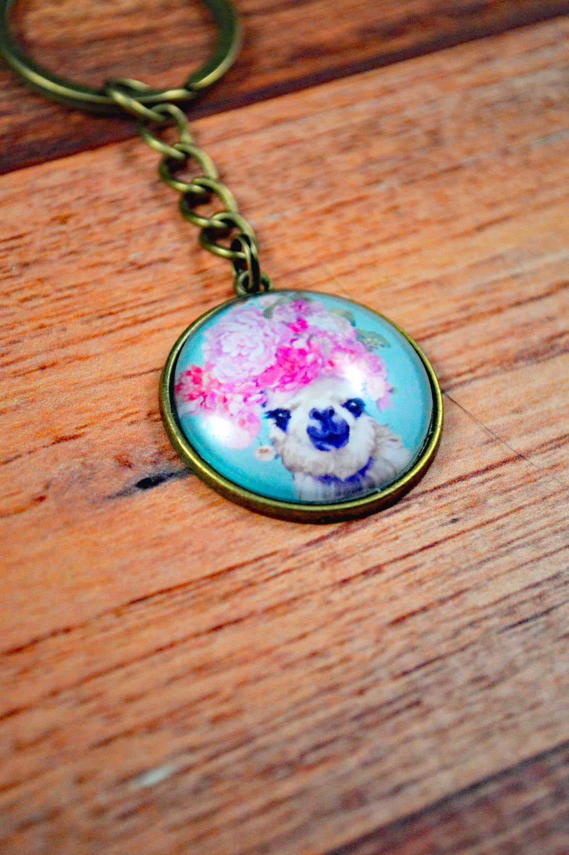 Llama Key Chain Llama Key Ring Llama Gift Animal Gift - Etsy