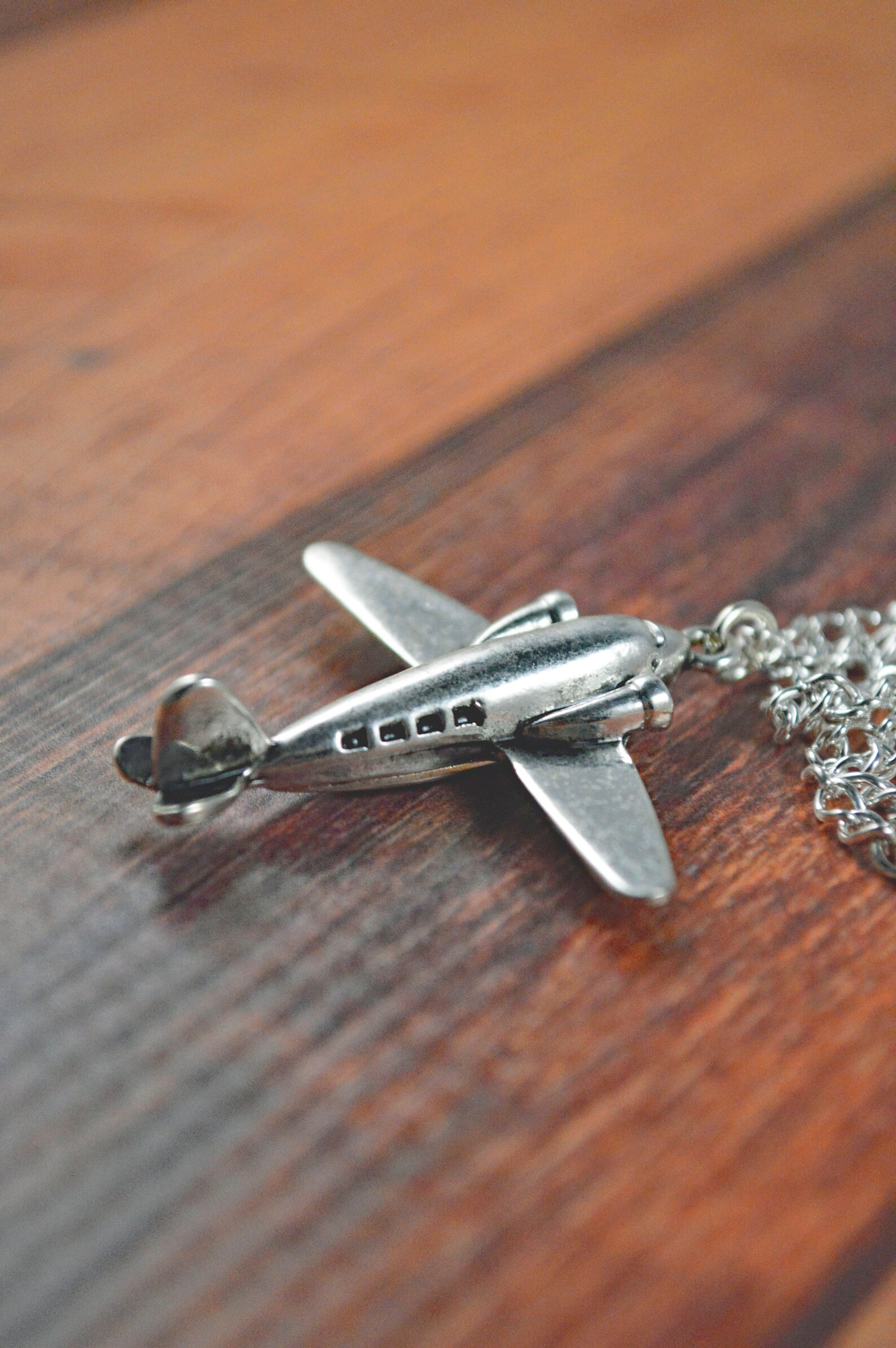 Plane Necklace, Plane Jewelry, Plane Gift, Airplane Necklace, Airplane ...