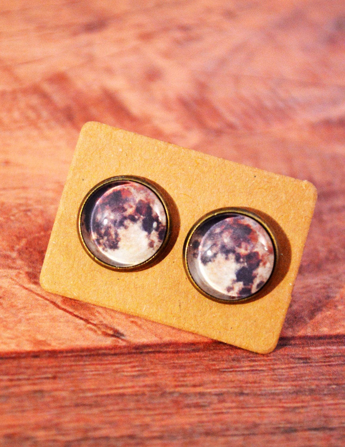 Full Moon Stud Earrings, Moon Earrings, Moon Studs, Moon Jewelry, Moon Studs, Moon Posts, Moon ...
