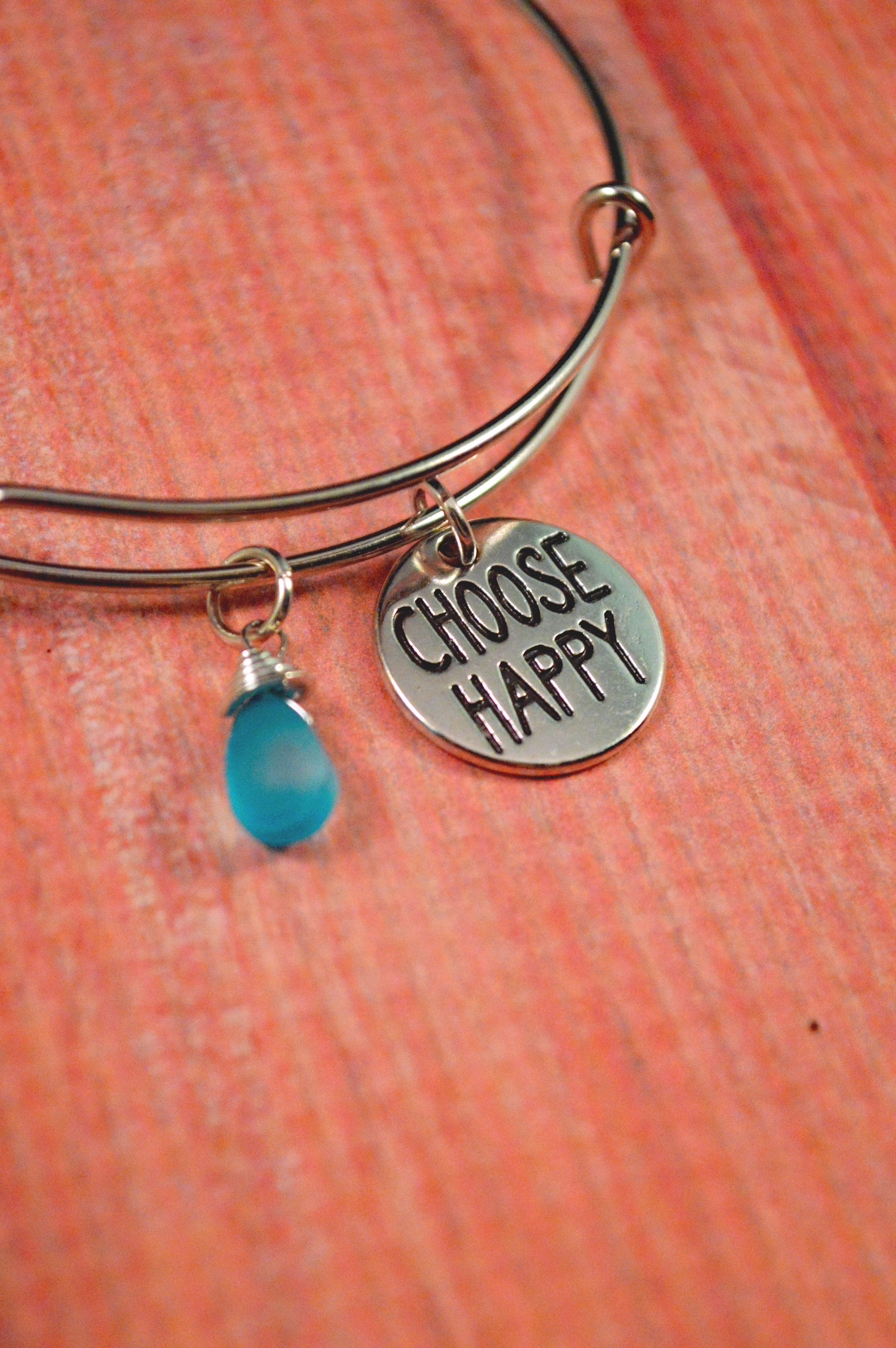 Positive Jewelry Positive Bracelet Word Bangle Word | Etsy