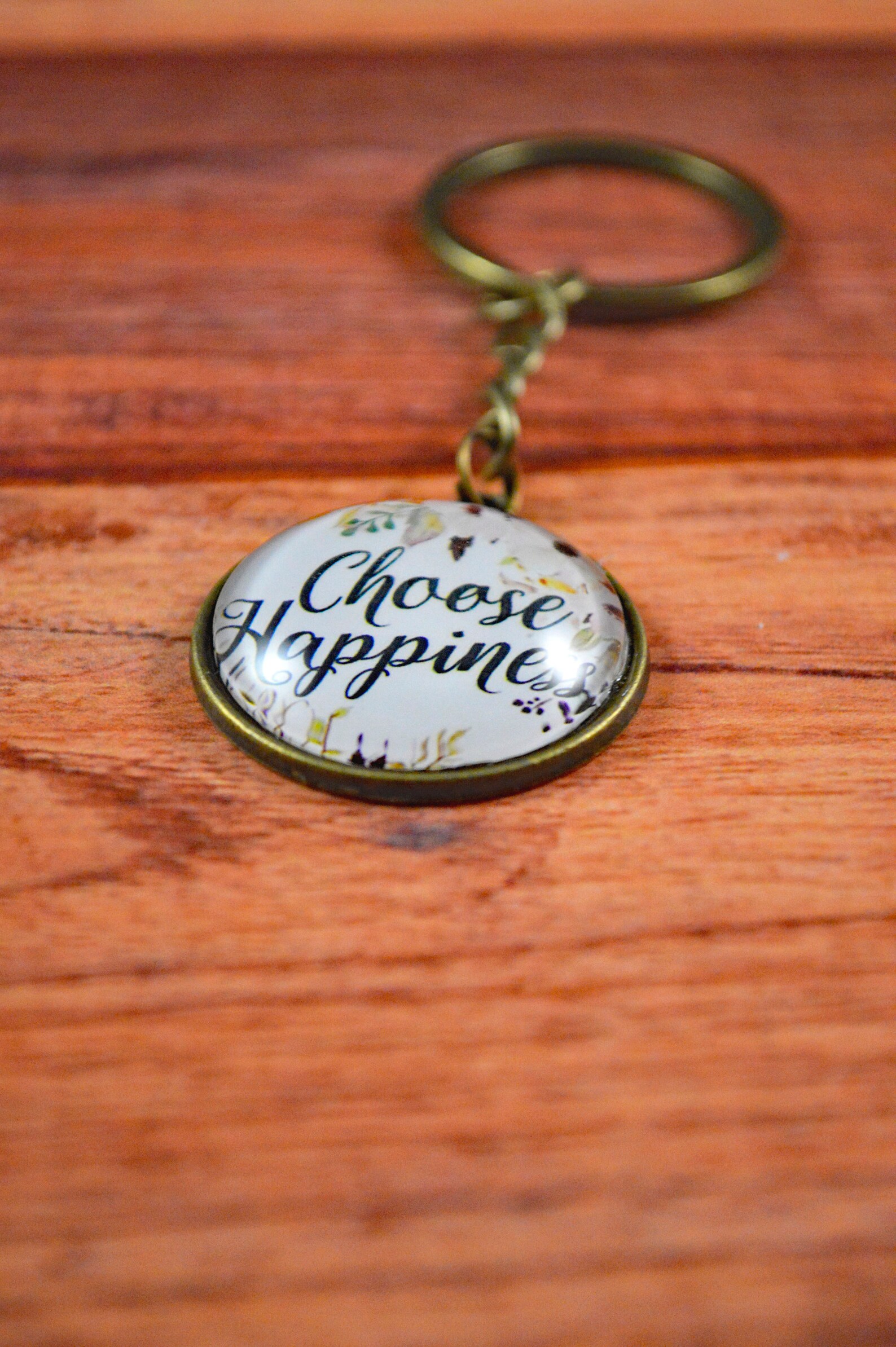 Positive Key Chain Positive Gift Happy Key Chain Happy Key - Etsy