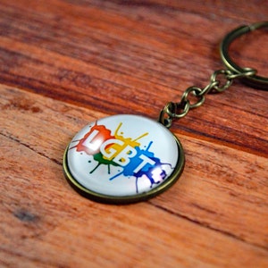 LGBTQ Key Chain LGBT Gift Gay Pride Pride Key Chain Pride - Etsy