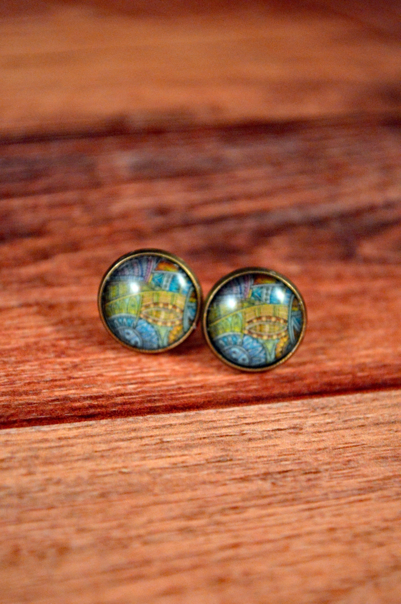 Art Studs Abstract Studs Abstract Art Studs Abstract - Etsy