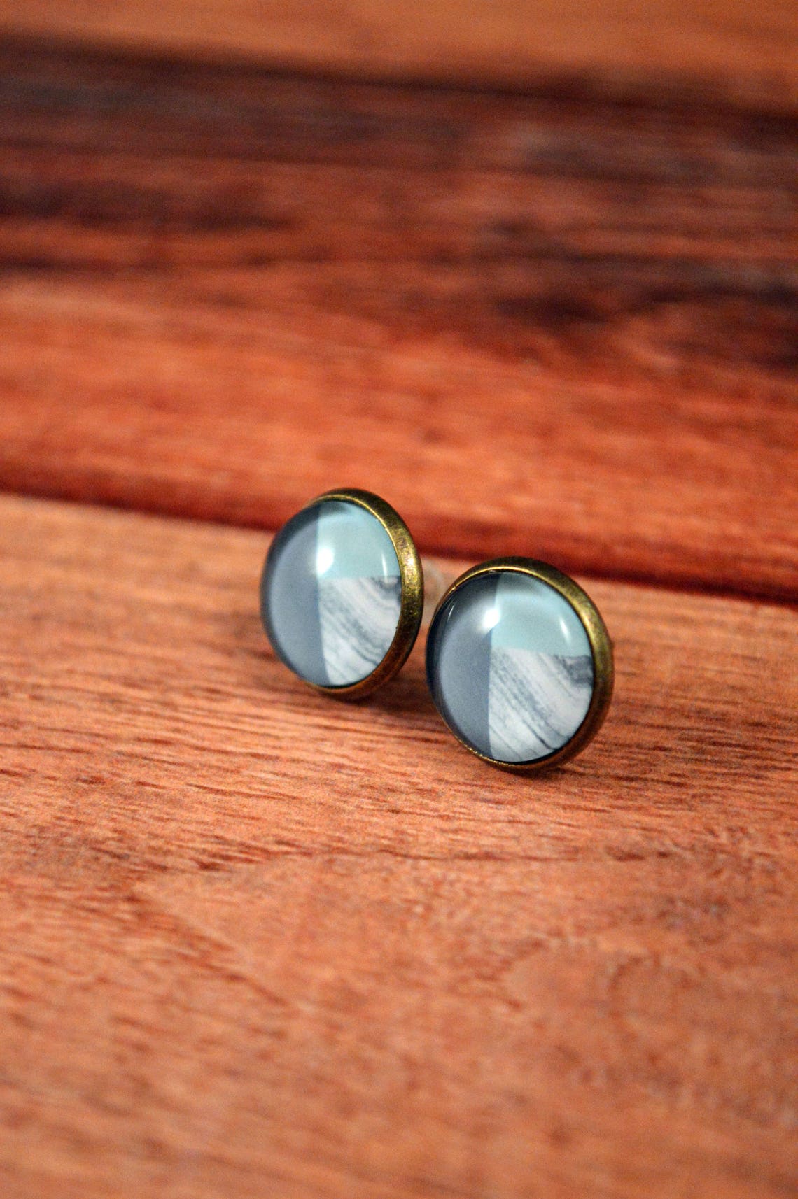 Modern Earrings Modern Jewelry Modern Studs Office Gifts - Etsy