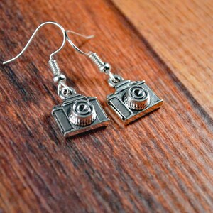 Camera Earrings, Photography Gift, Camera Jewelry, Small Camera Gift ...