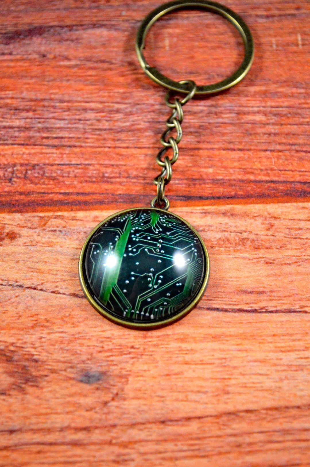 Computer Gift, Circuit Key Chain, Circuit Key Ring, Computer Key Chain ...