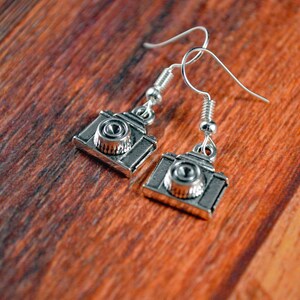 Camera Earrings, Photography Gift, Camera Jewelry, Small Camera Gift ...