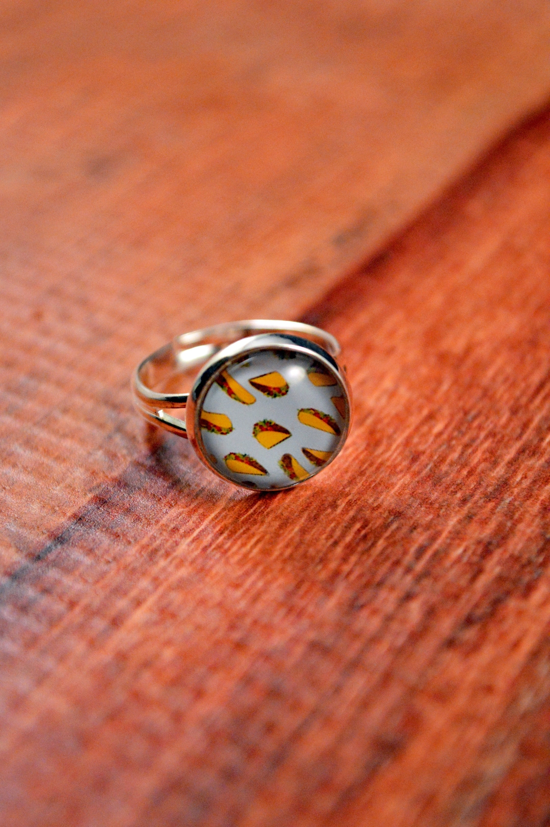 Food Ring, Food Jewelry, Taco Ring, Taco Jewelry, Cute Taco Ring, Cute ...