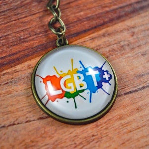 LGBTQ Key Chain LGBT Gift Gay Pride Pride Key Chain Pride - Etsy