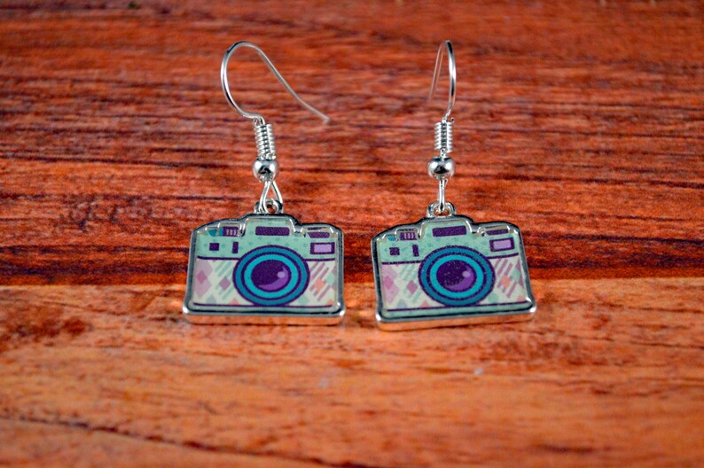 Camera Earrings Photography Gift Camera Jewelry Small - Etsy