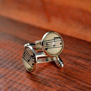 Music Cuff Links, Musical Cuff Links, Music Note Cuff Links, Music ...
