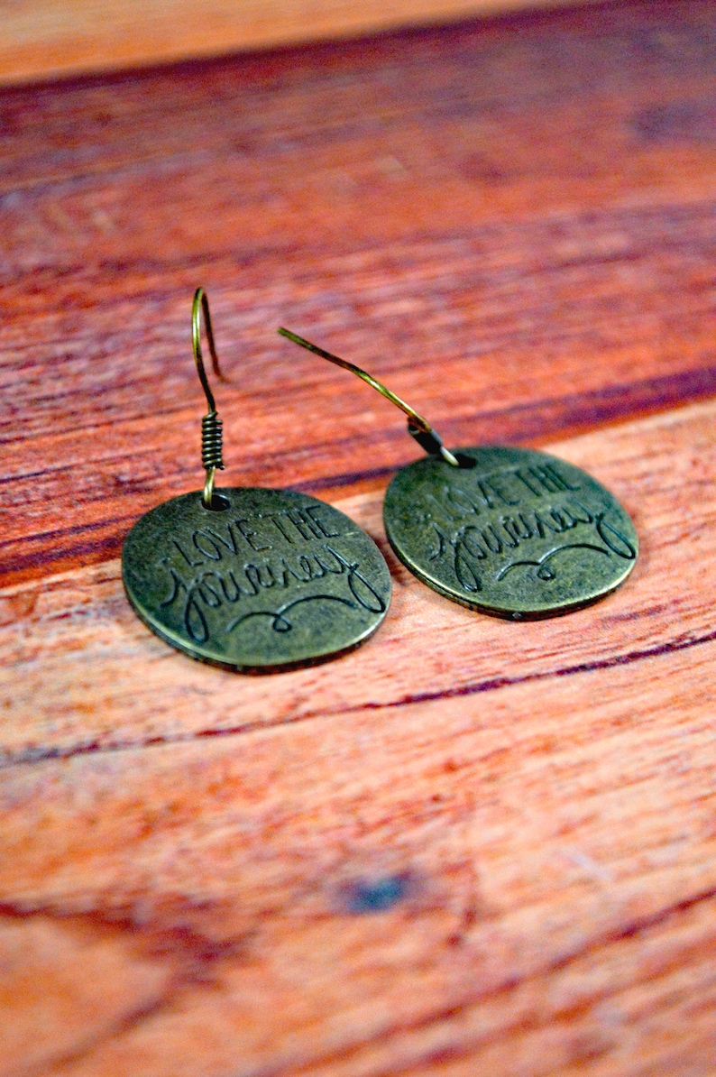 Positive Earrings Positive Jewelry Journey Earrings - Etsy
