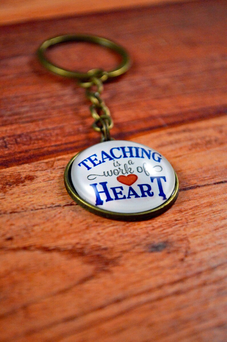 Teacher Gift Teacher Key Chain Teacher Key Ring Teaching - Etsy