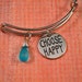Positive Jewelry Positive Bracelet Word Bangle Word - Etsy