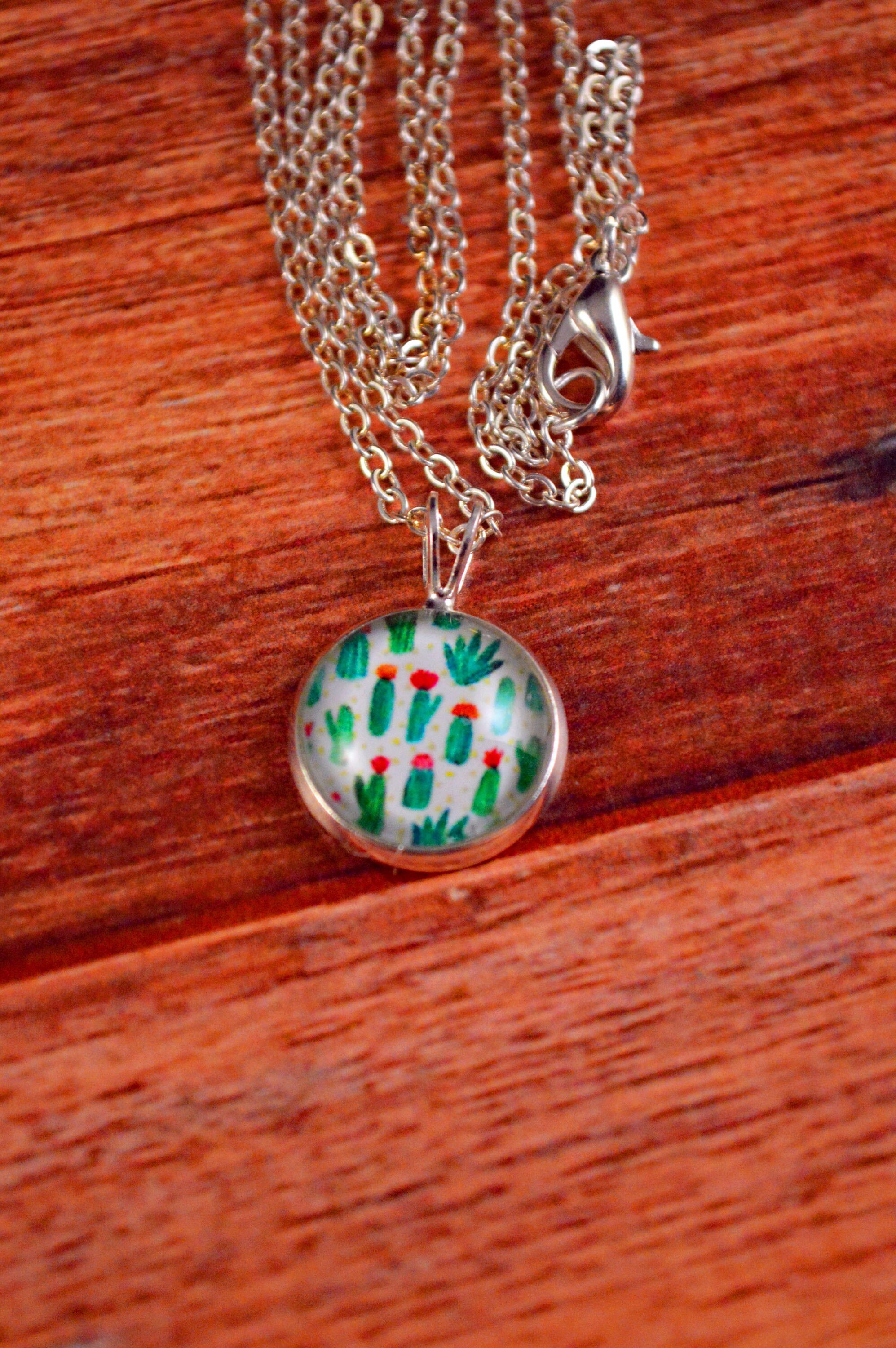 Cactus Jewelry Cactus Necklace Succulent Jewelry Succulent | Etsy