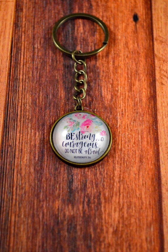 Positive Key Chain Positive Gift Joy Key Chain Christian | Etsy
