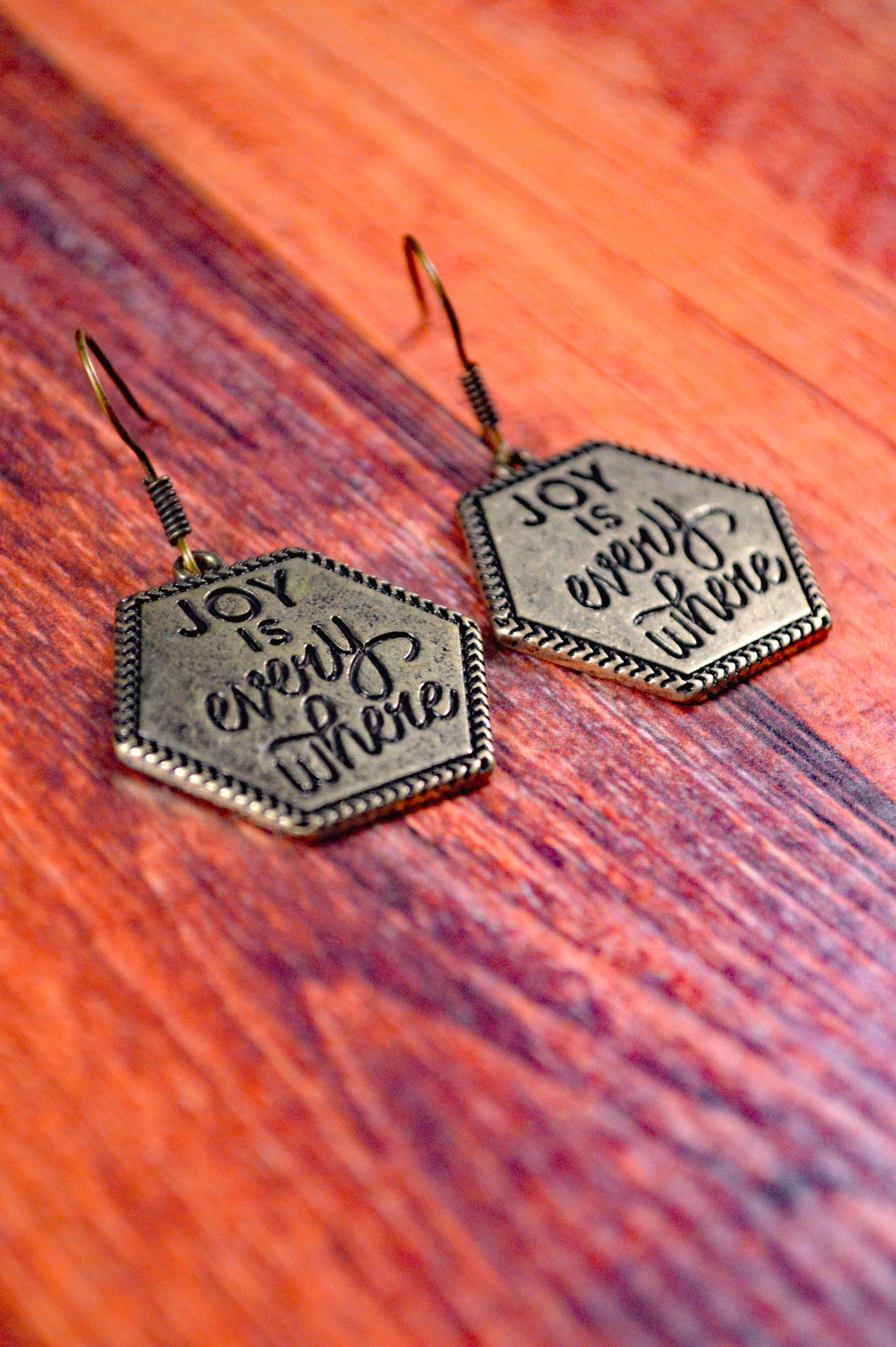 Positive Earrings Positive Jewelry Joy Jewelry Joy | Etsy