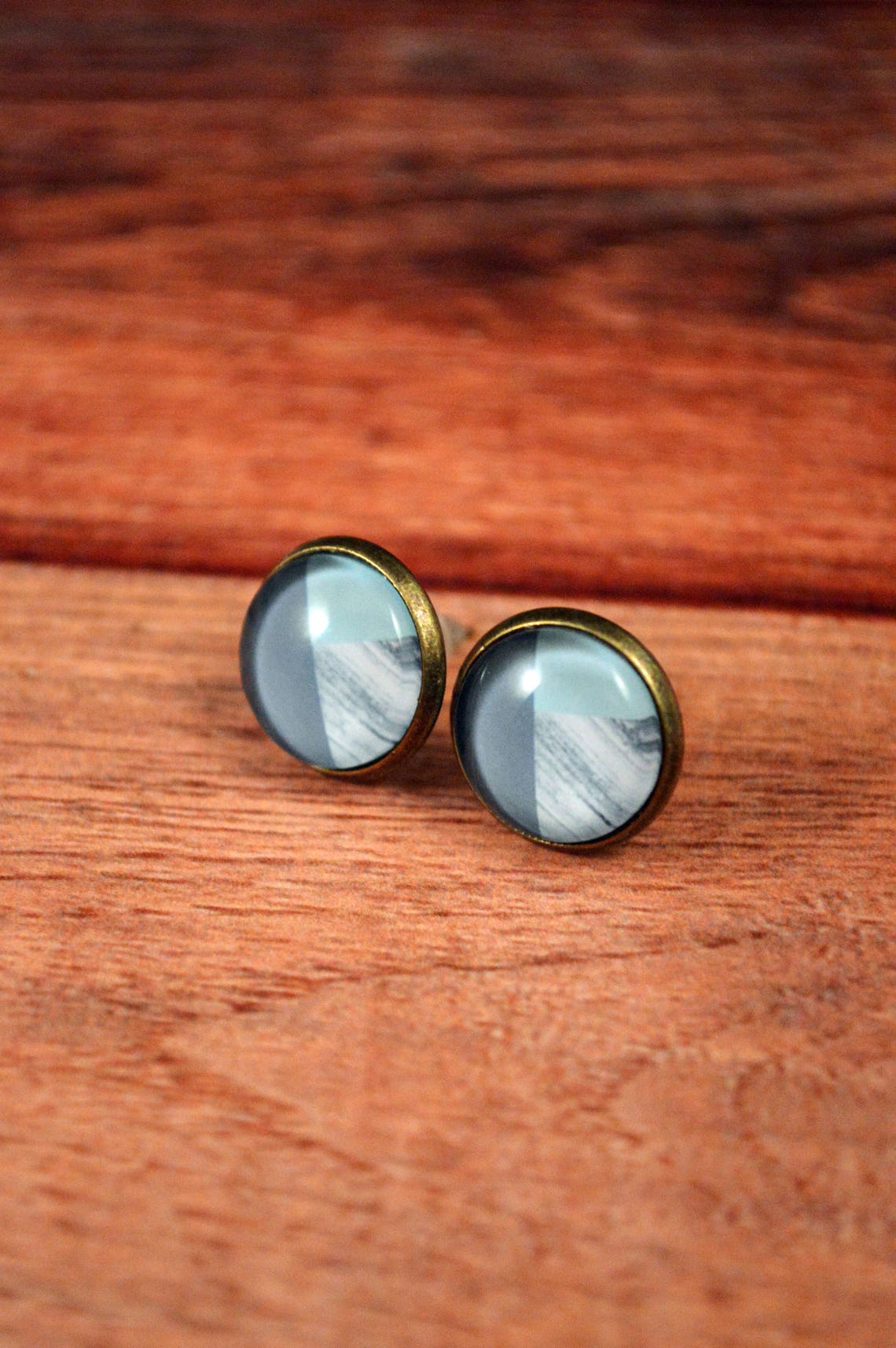 Modern Earrings Modern Jewelry Modern Studs Office Gifts - Etsy