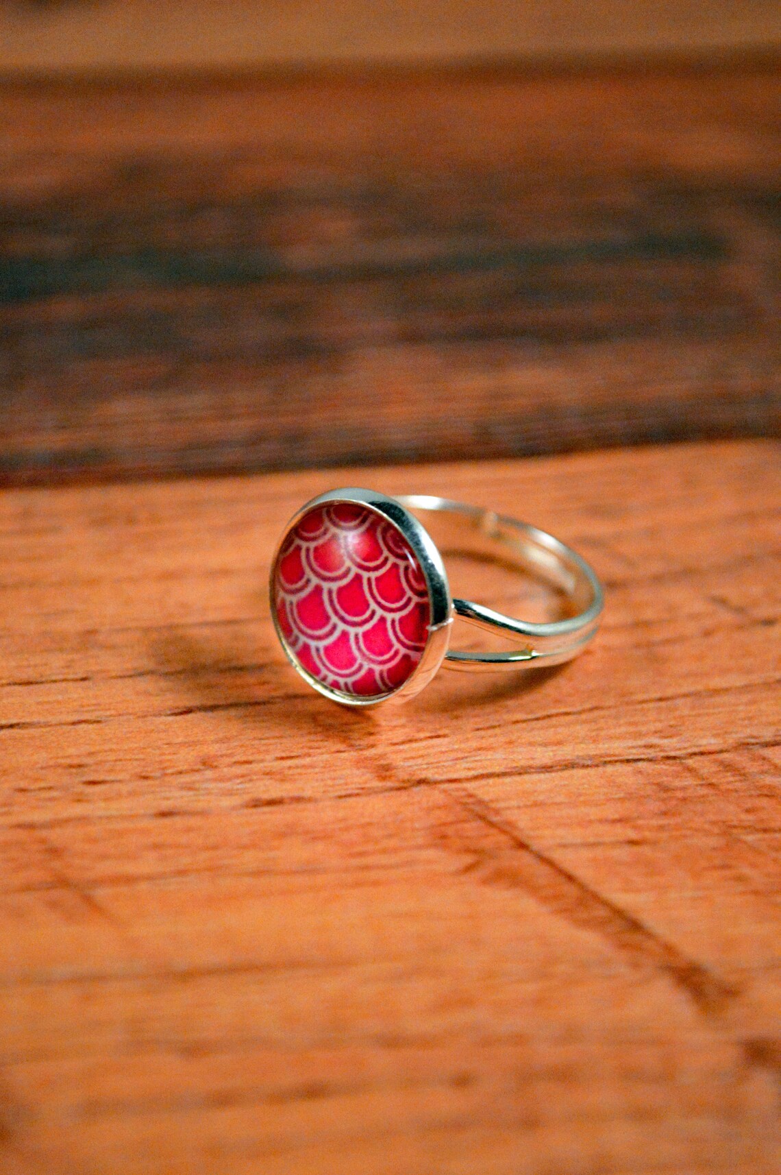 Mermaid Rings, Mermaid Scale Ring, Pink Mermaid Ring, Mermaid Jewelry ...