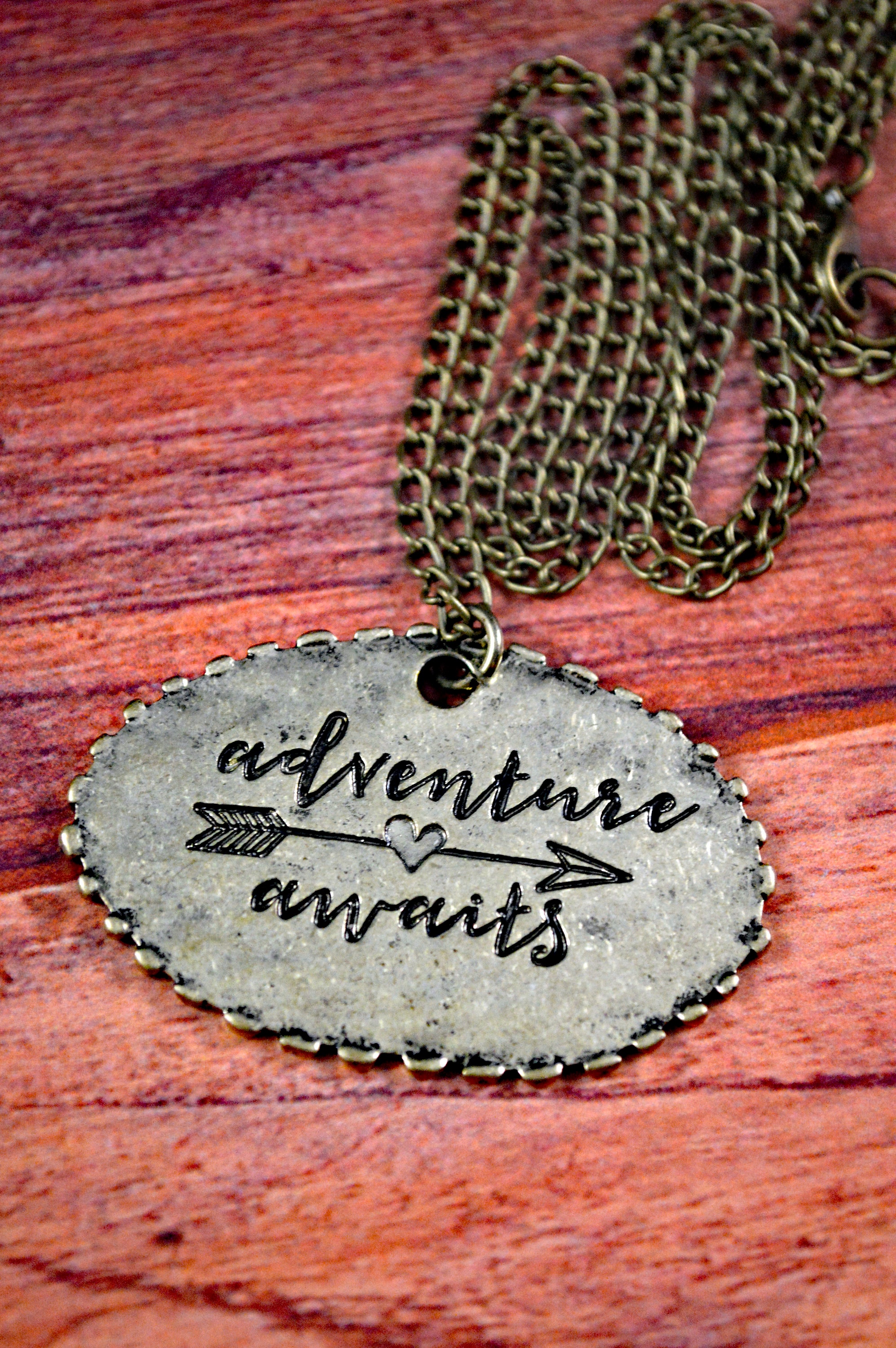 Adventure Necklace, Adventure Gift, Adventure Awaits, Travel Necklace ...