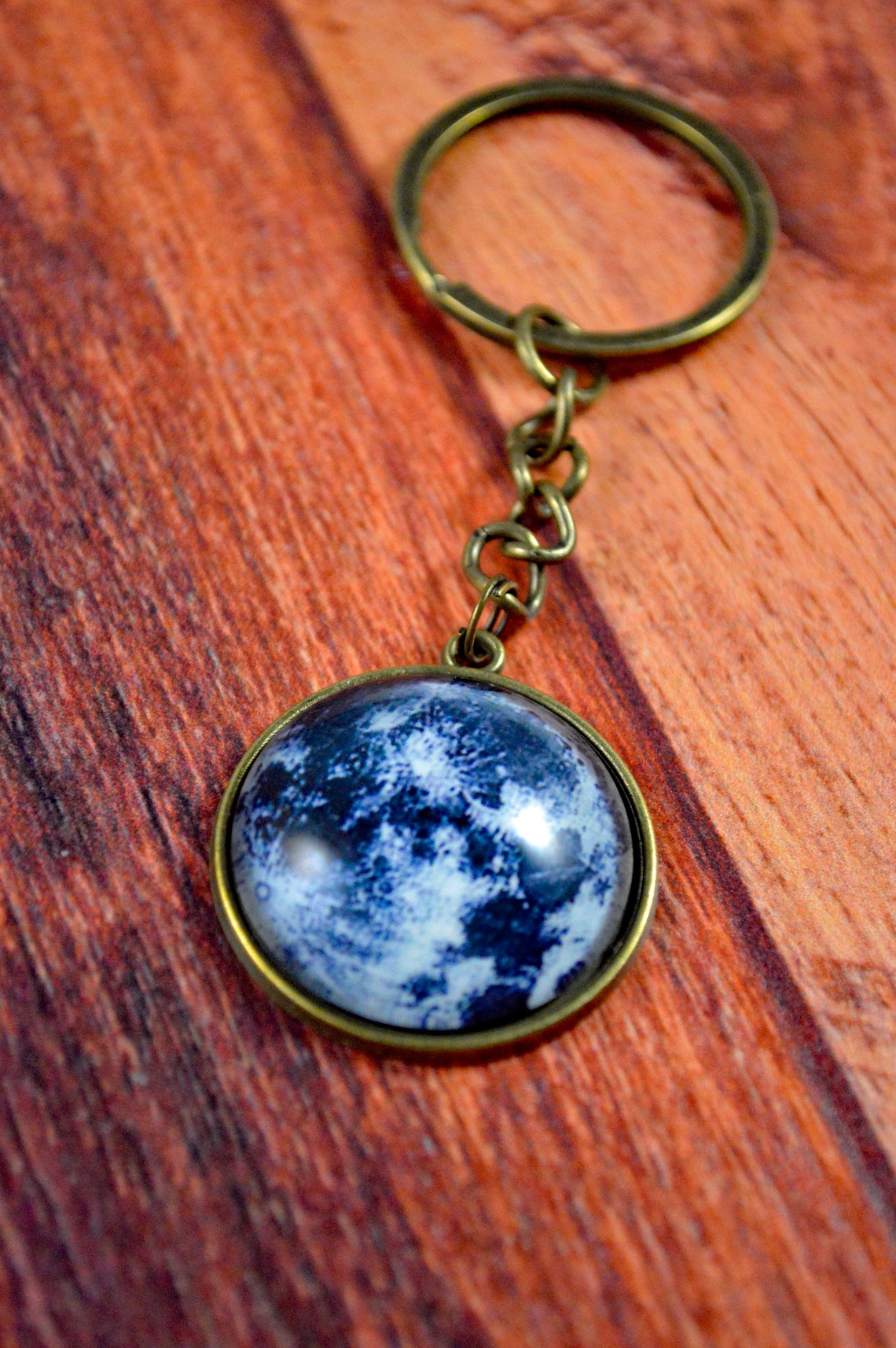 Moon Key Chain Moon Key Ring Space Key Chain Space Key - Etsy