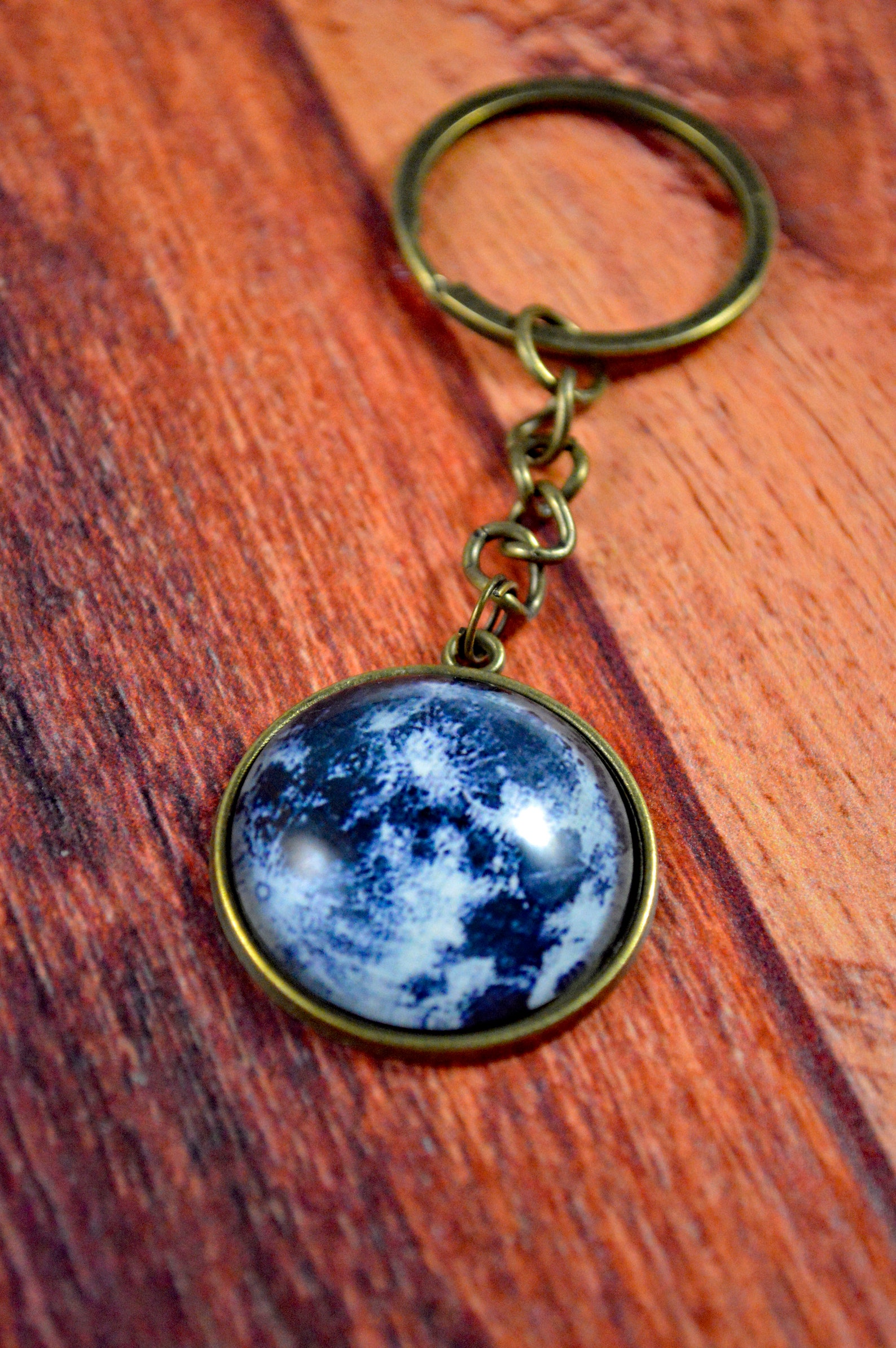 Moon Key Chain Moon Key Ring Space Key Chain Space Key - Etsy