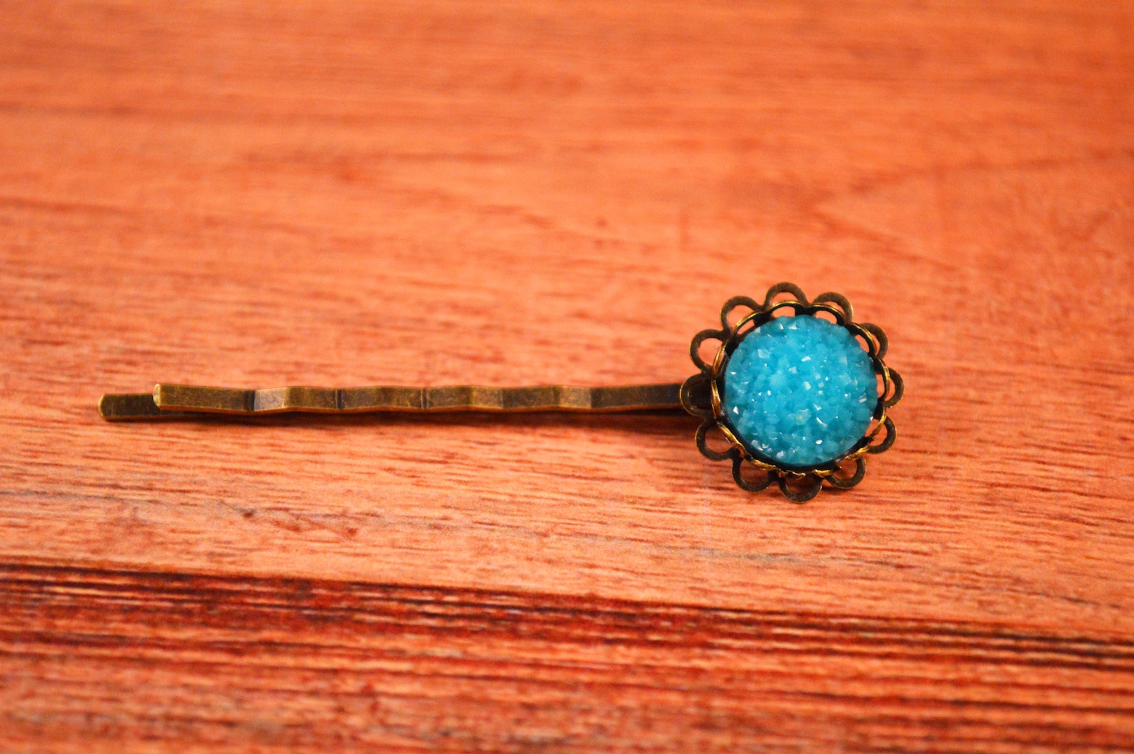 Blue Hair Pins, Blue Bobby Pins, Blue Wedding Pins, Crystal Hair Pins ...