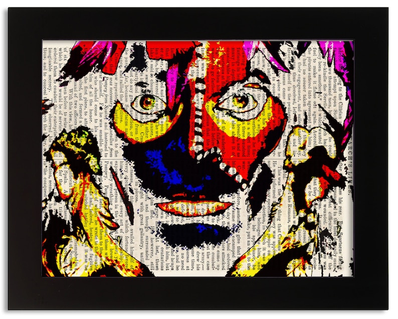 DAVID LEE ROTH Eat Em and Smile Van Halen Art Print on 1850 - Etsy