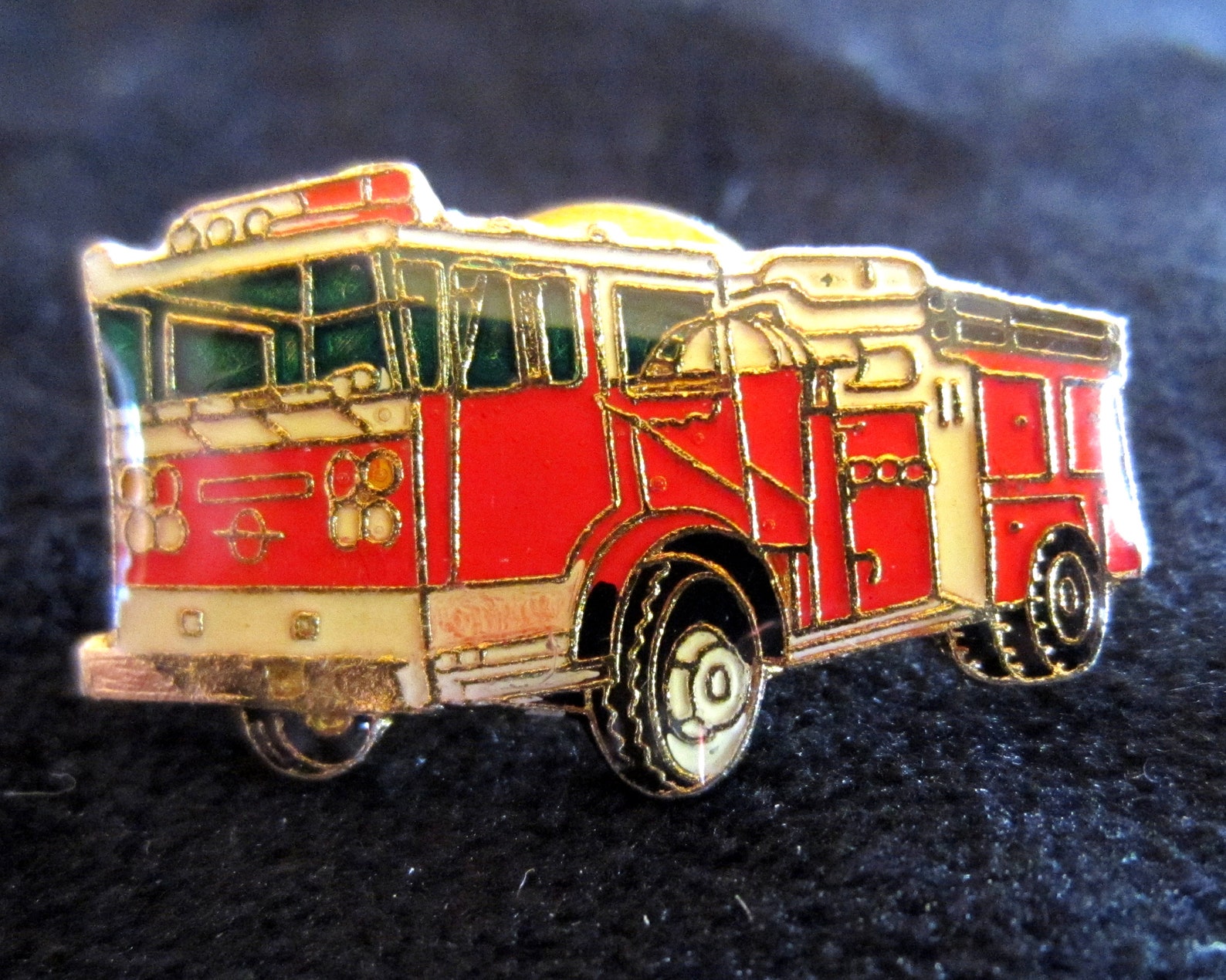 Vintage Hat Pin Fireman Fire Truck Clothing Pin Stick Pin - Etsy