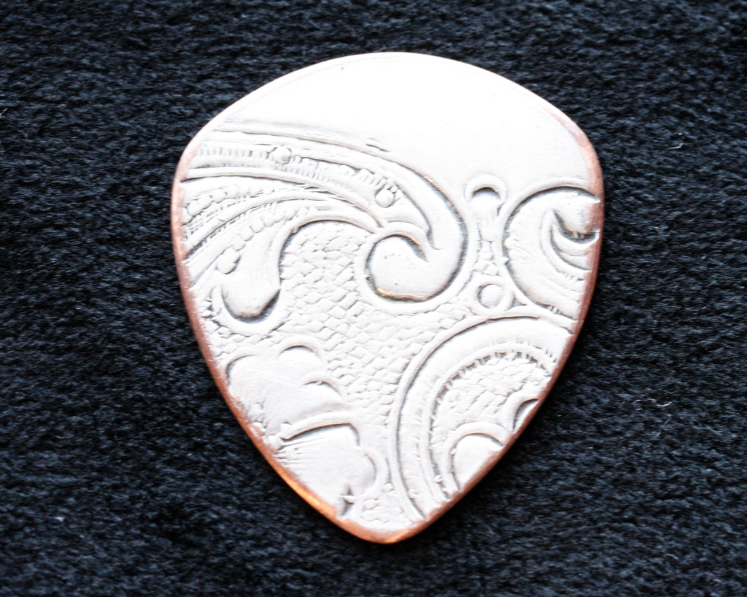 Antique Silver/copper Guitar Pick - Old British Silver/copper - One of ...
