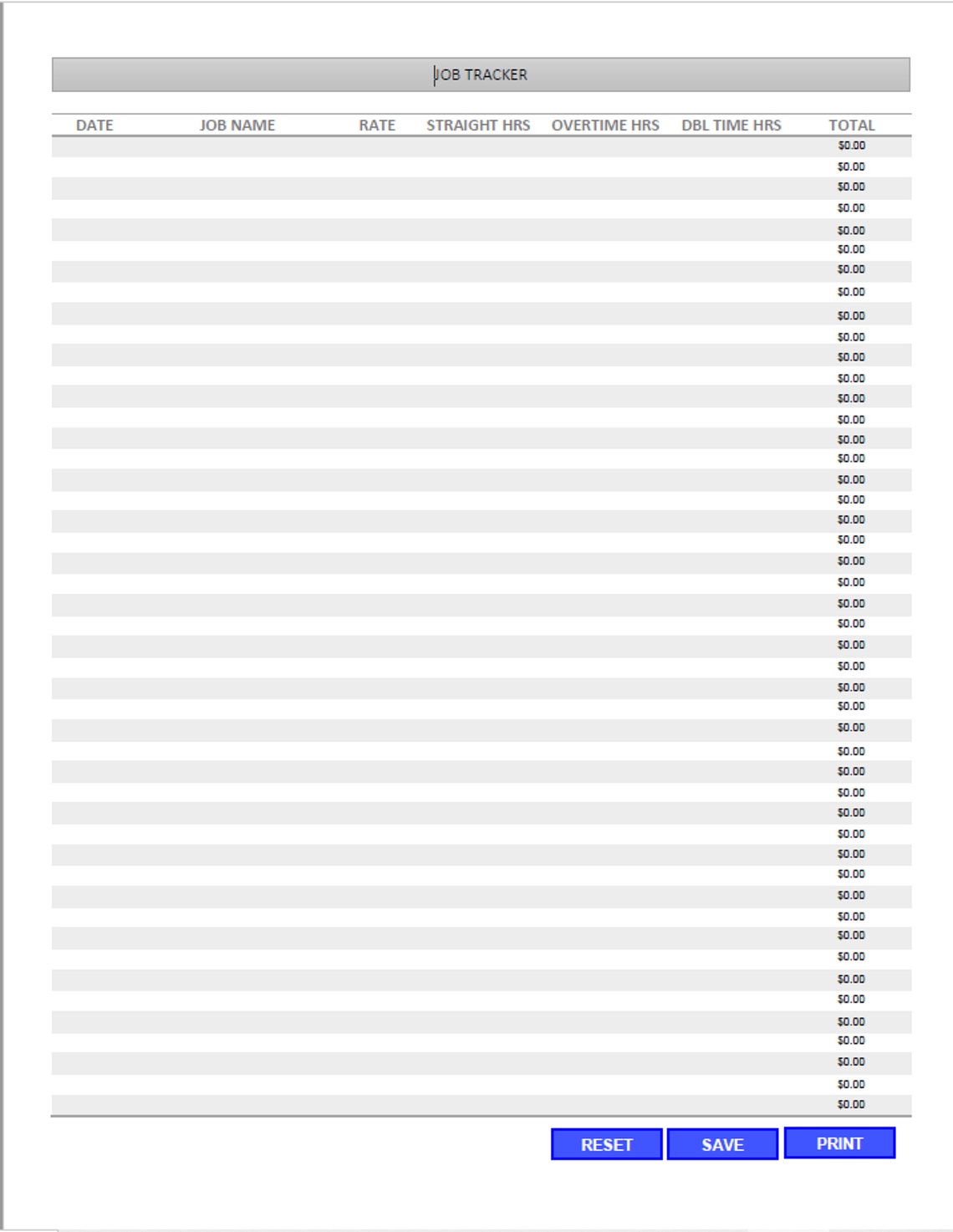 Simple Fillable Job Tracker PDF | Etsy