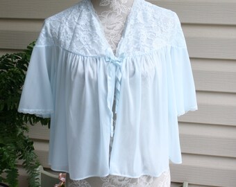 Sheer bed jacket | Etsy