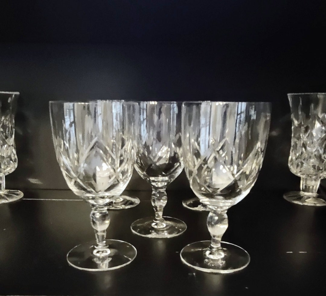 Vintage Goblets SENECA Berkshire Stem Goblets 6-1/2 Inches Wine Tall ...